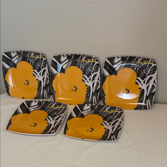 Andy Warhol | Dining | Andy Warhols Iconic Vintage Flower Print Pop Art ...